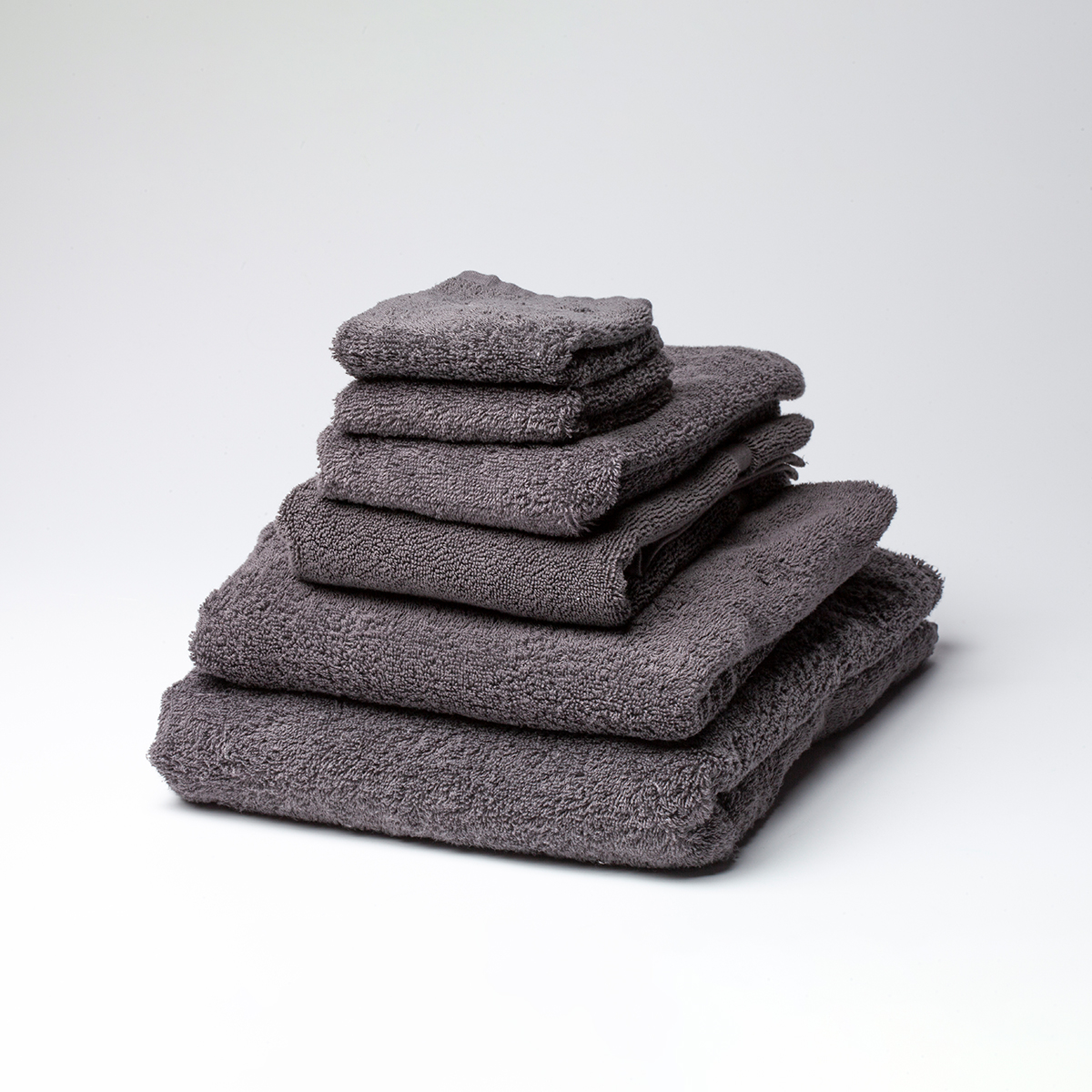 Weavers Cardiff Towelling - Charcoal - Vendella NZ