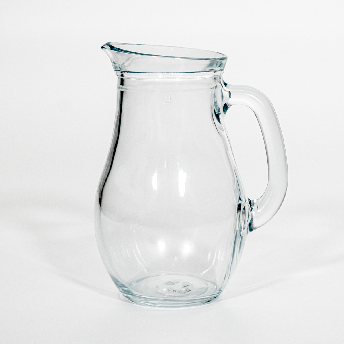 Glass Water Jug - 1L - Vendella - Specialists in Hospitality Products