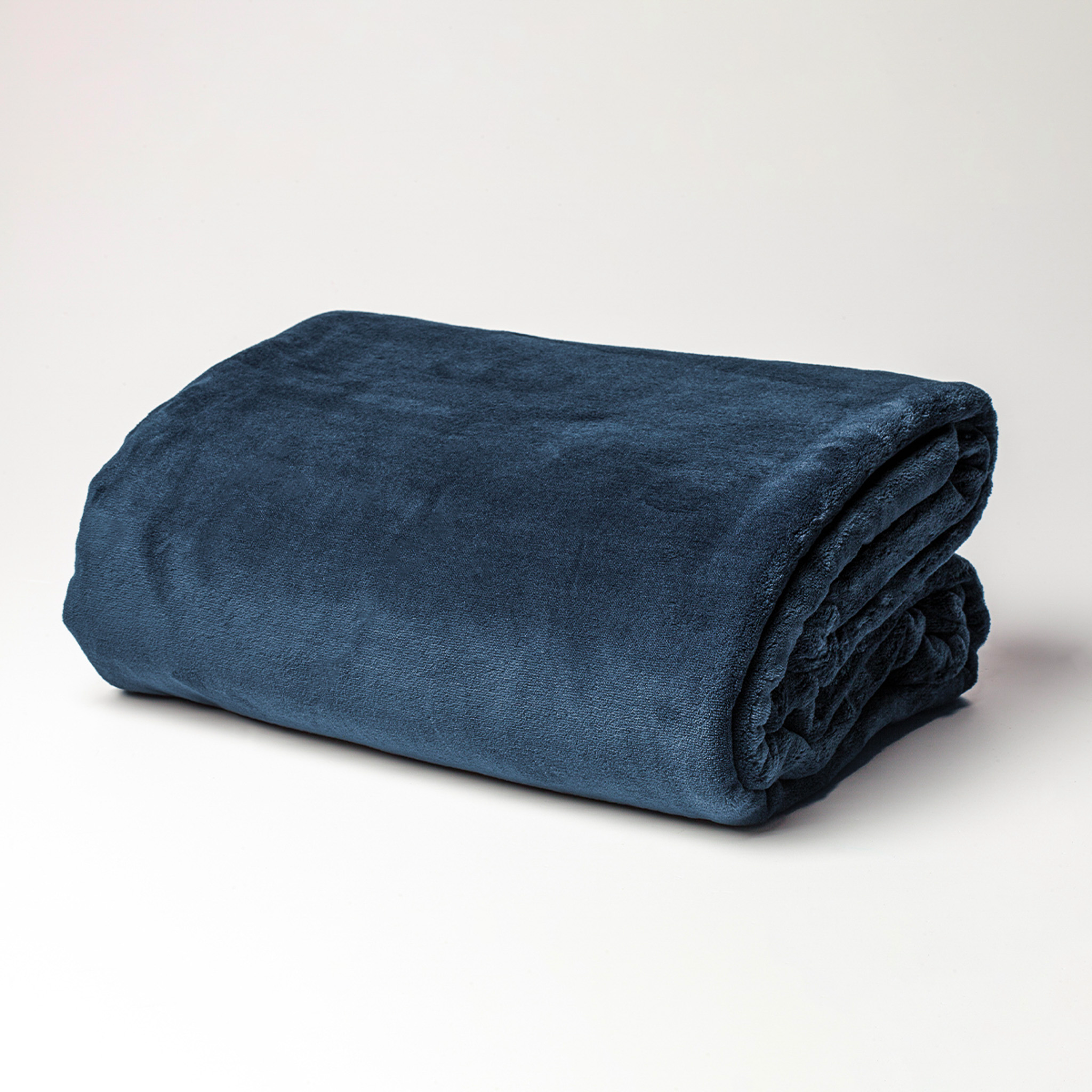 DreamTicket Coral Fleece Blanket - Navy - Vendella NZ