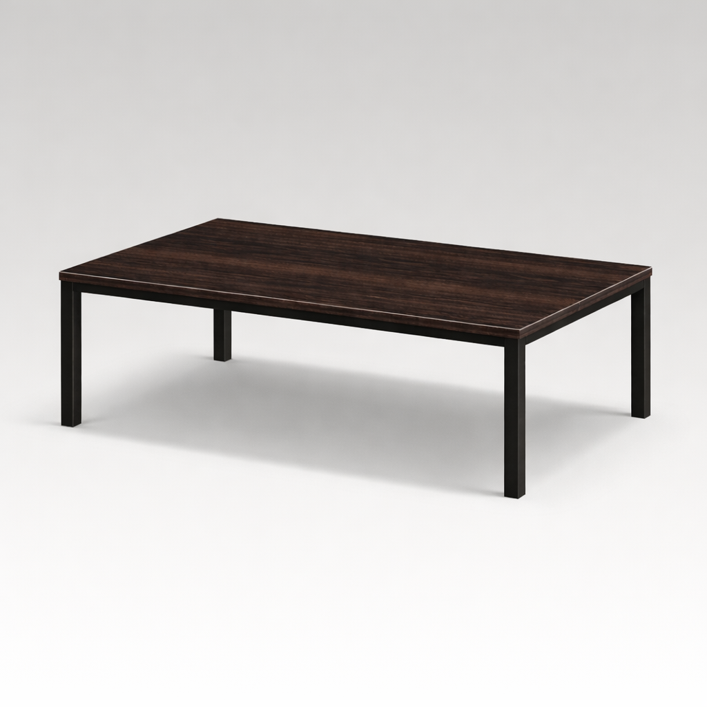 Studio Steel Framed Coffee Table - Dark Oak - Vendella - Specialists in ...