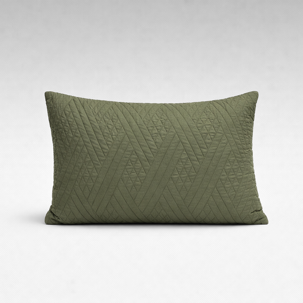 DreamGreen Amora Cushion Cover Olive - Oblong - Vendella NZ